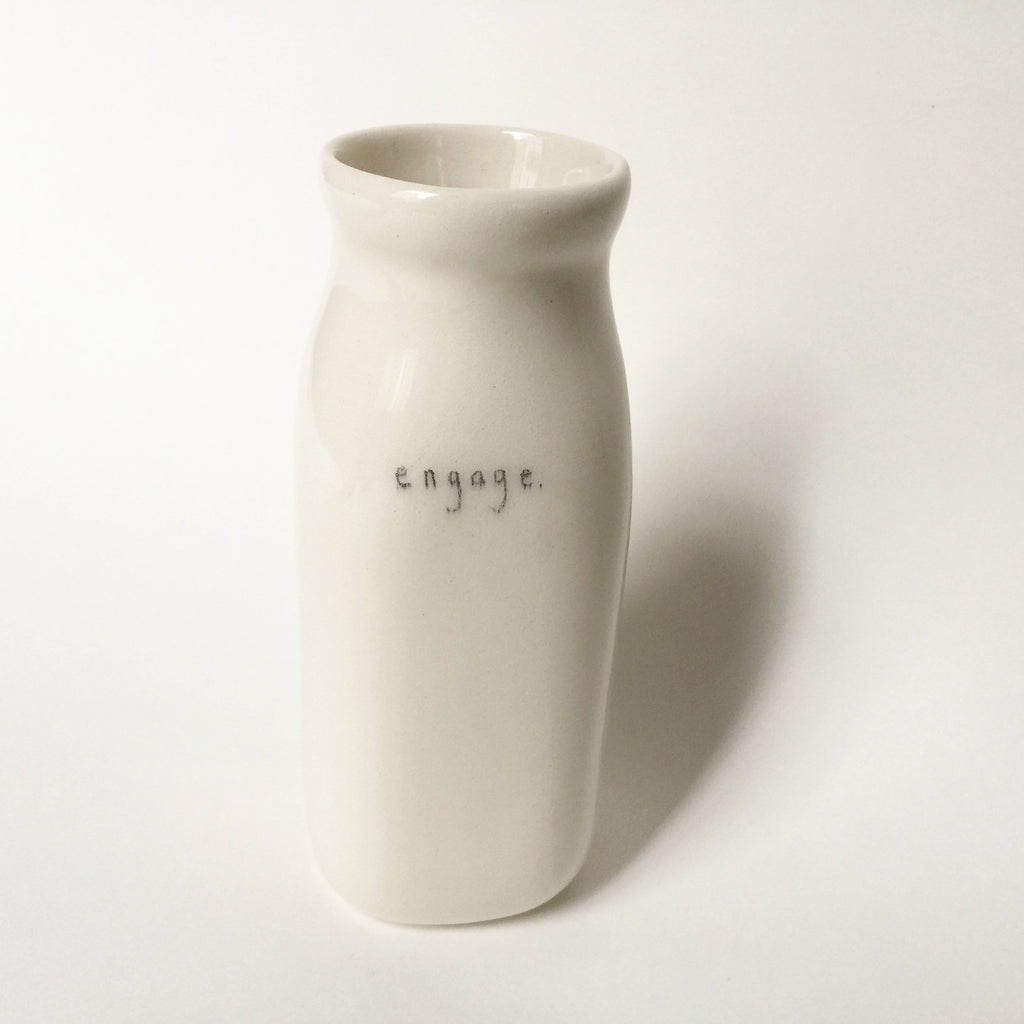 ENGAGE- Medium Icon Vase by Beth Mueller – ArtQuest Gallery