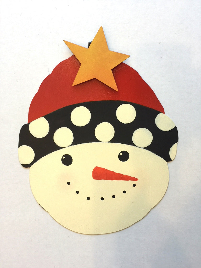 Winter Wall Decoration - Extra Large Snowman Head – ArtQuest Gallery