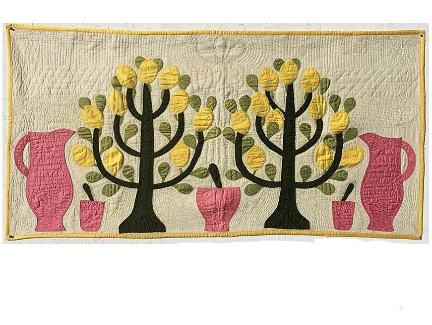 Original American Quilt "Lemon Tree" – ArtQuest Gallery